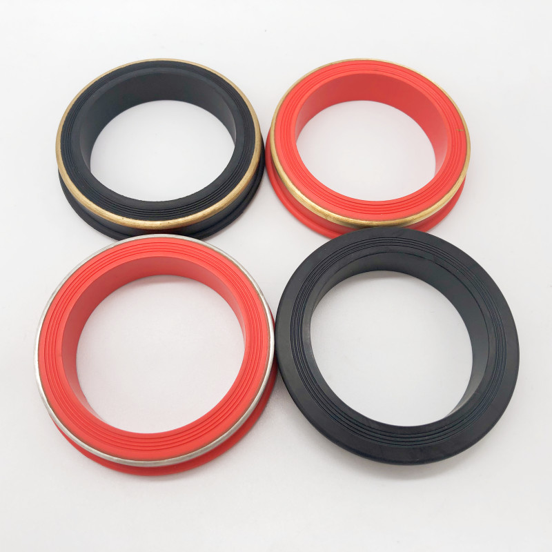 Easy Installation 2'' Buna Hammer Union Lip Seal Ring With Brass