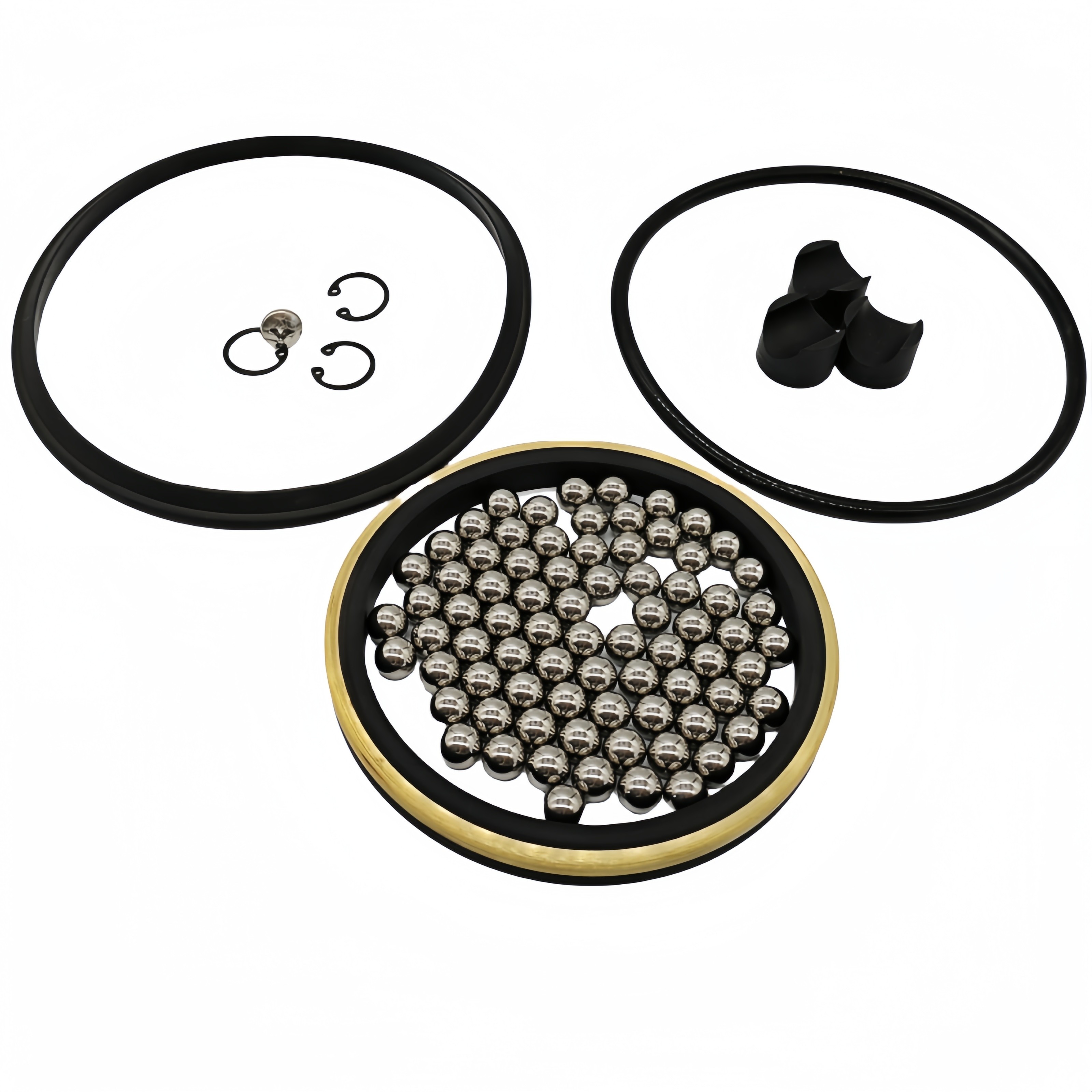 Dust Seal Heavy Duty Ball Plug 4" 15k FlowValve Rubber Rings Swivel ...