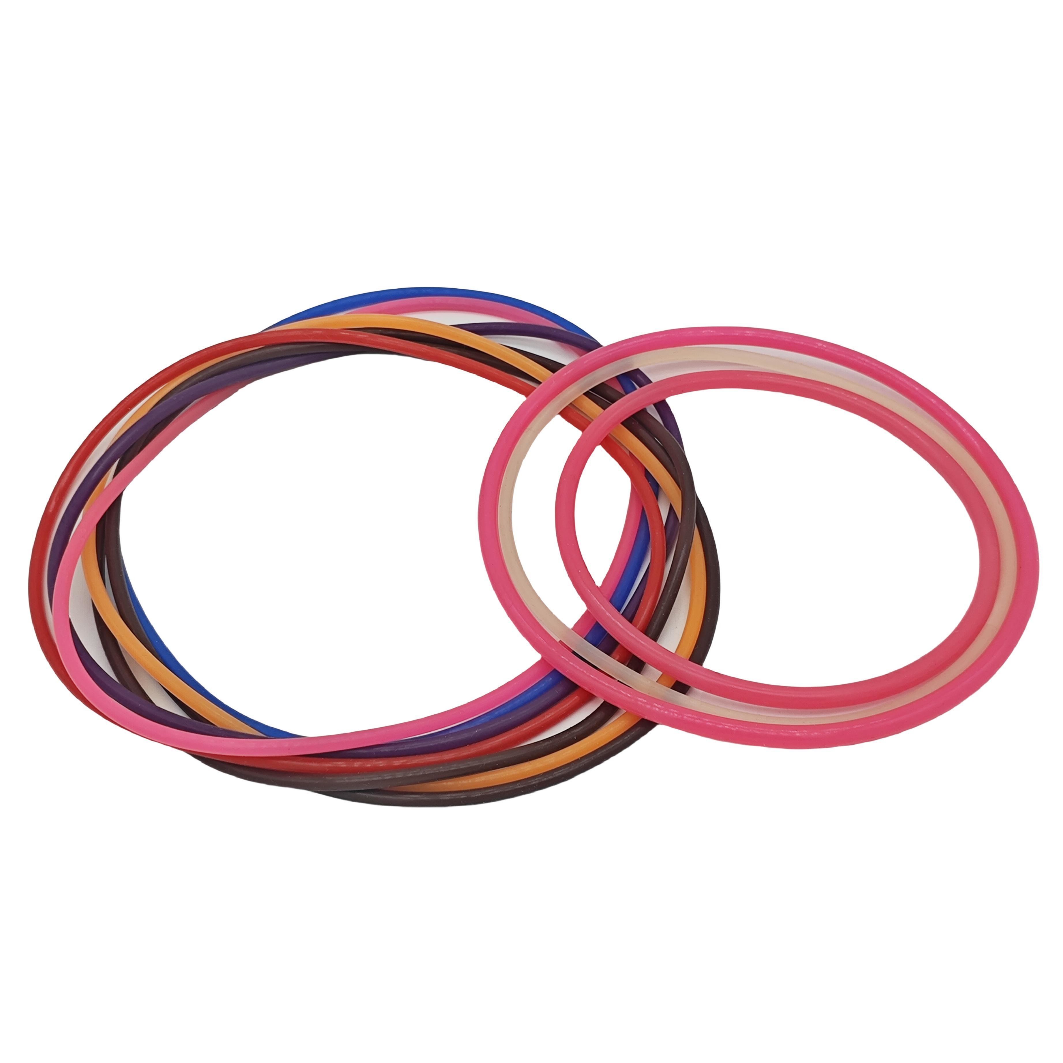 Customizable 40-60 Shore A Silicone O Rings Resistant To Temperature