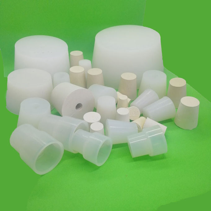 Wear Resistance Rubber Bung With Hole , Silicone Rubber Stoppers One Hole