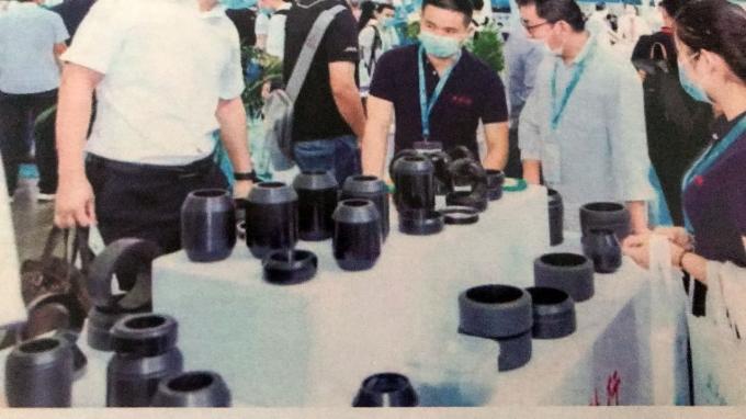 Oilfield Double Basket Type Packer Cups Elements Heavy Duty All Rubber