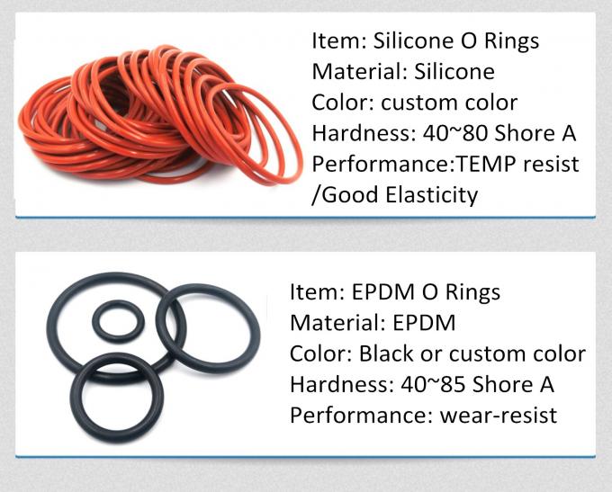 FKM 90 Shore A Rubber O Rings AS568 0.04 Inch - 0.275 Inch Cross Section