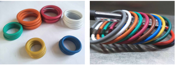 Encapsulated FKM / Silicone Rubber O Rings Custom PTFE Coating
