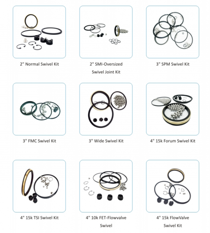 SHQN Flowline Swivel Joints Repair Kits For Chiksan FMC TripleStep TSI ...