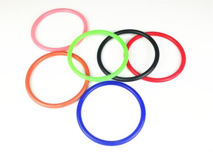 Colored Round Flat Large Small Rubber O Ring Seals FKM SBR NR HNBR Nitrile