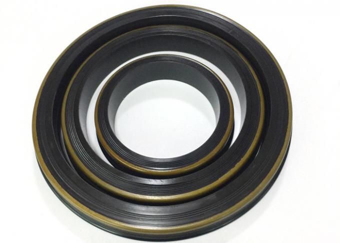 HNBR Rubber 3" Hammer Union Seal With Brass Back Up Anti - Extrusion Ring