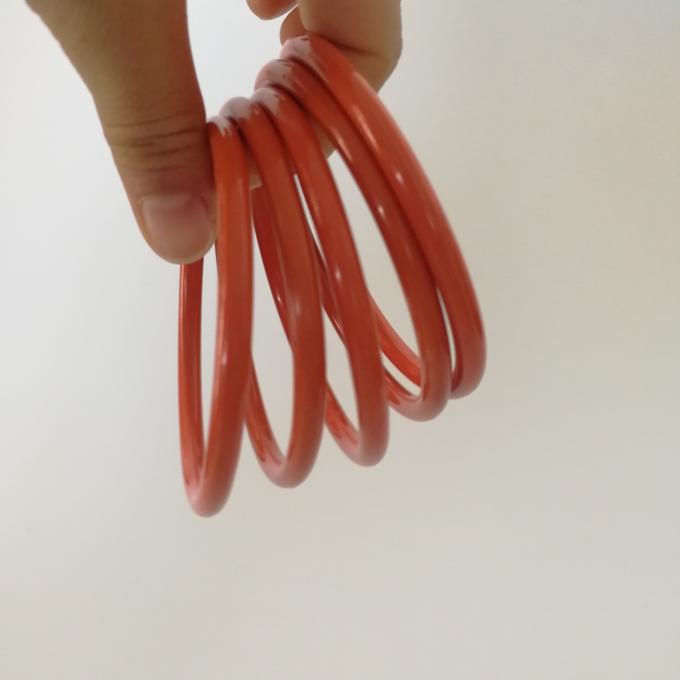 Round Silicone Rubber O Rings CE ISO , Rubber Seal Rings Aging Resistance
