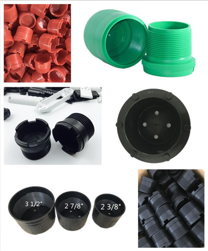 API Sucker Rod Thread Protector Caps , Plastic Oilfield Thread Protectors