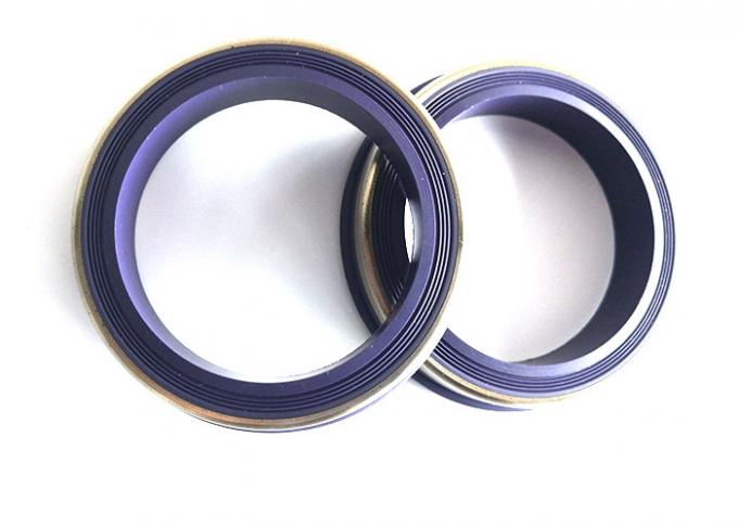 Flow Line / Oil Field Rubber Lip Seal With Metal Backed Seal Ring